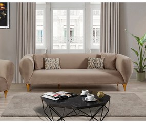 Hanah Home Třímístná pohovka MEBLON krémová 867UNQ1551