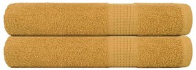 Ručníky FROGN 2 ks zlaté 100x200 cm 360 g/m² 136818