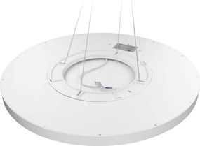 LED stropní světlo s dálkovým ovládáním Estela Low UGR - průměr 50 cm, bílá