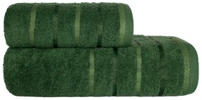 Čerstvý froté ručník 50x90 zelená láhev 500 g/m2 Faro