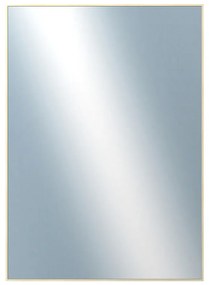 DANTIK - Zarámované zrcadlo - rozměr s rámem cca 50x70 cm z lišty Hliník javor | P273-511 (7273511)