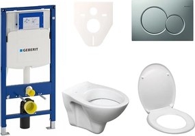 Cenově zvýhodněný závěsný WC set Geberit do lehkých stěn / předstěnová montáž+ WC S-Line S-line Pro 111.300.00.5ND3