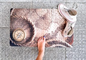 Ervi rohožka - Travel map, 45x75 cm