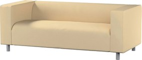 Potah na pohovku IKEA Klippan 2-místná barva béžová látka lesklé, pletený vzor