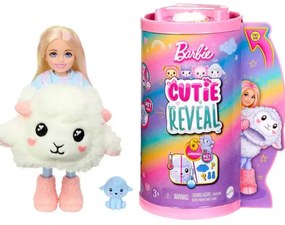 Mattel Barbie Cutie Reveal Chelsea pastelová edice Medvěd