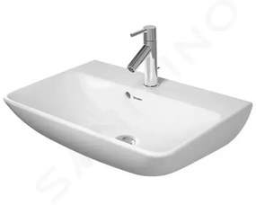 DURAVIT - ME by Starck Umyvadlo 600x400 mm, s přepadem, s otvorem pro baterii, bílá (2343600000)