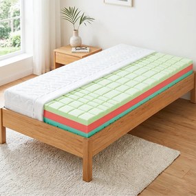 Antidekubitní matrace MANA 85x195 cm | výška 18 cm | sedvičová | tvrdost 2 i 3 | nosnost 130 kg | VÝBĚR PRATELNÉHO POTAHU