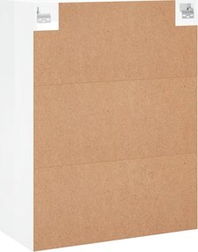 vidaXL Nástěnné skříňky 2 ks kompozitní dřevo [3197923] Barva: bílá s vysokým leskem