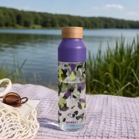 QUOKKA Tritanová láhev Ice bright spots / 840 ml / Bez BPA