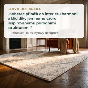 Angel Carpet, Kusový koberec Aurora 55 Grey, 60x110, šedá, kancelář