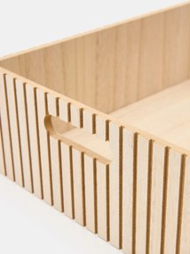 Sinsay - Úložný box s lamelovým provedením - béžová