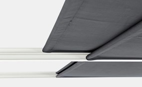 BIZZOTTO Hliníková pergola NOAH se stínící látkou bílá 0795444