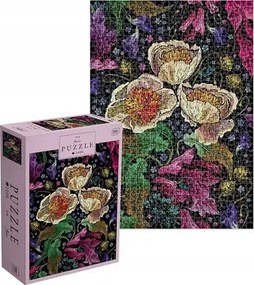 INTERDRUK Puzzle Flowers: Barevné květy / 1000 dílků / 48x67 cm