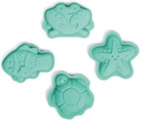 Bigjigs Toys Silikonové formičky zelené Eggshell