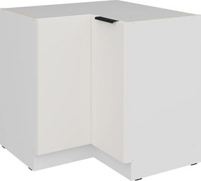 ARIA wh | dolní skříňka 90x90 DN 2F rohová s policí | 90x90 cm | bílá
