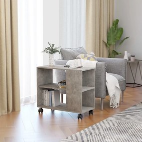 vidaXL Odkládací stolek 70 x 35 x 55 cm kompozitní dřevo [802128] Barva: Betonová šedá