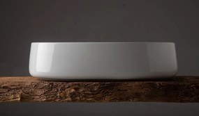 Sapho JUMPER keramické umyvadlo na desku, 50x40cm, bílá WH071