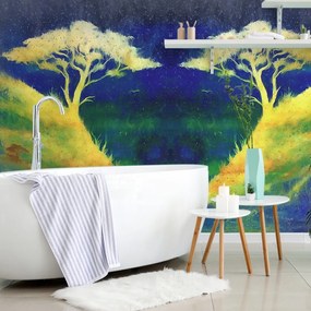 Samolepící tapeta kouzelná dvojice stromů - 225x150 cm