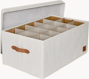 Skladovací box na vánoční ozdoby z lnu Premium
