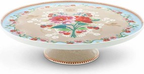 Pip Studio Floral Rose Dortový tác na nožce khaki 30,5cm