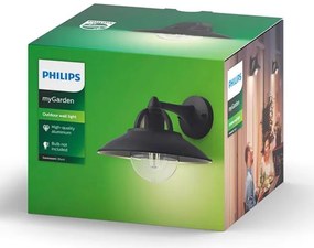 Philips 17381/30/PN - Venkovní nástěnné svítidlo COMORANT 1xE27/42W/230V IP44