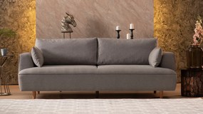 Hanah Home Pohovka FELIX světle šedá 230 cm 825BLC1378