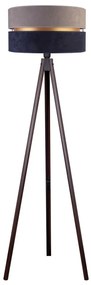 Duolla Duolla - Stojací lampa DUO 1xE27/60W/230V šedá/modrá/wenge DU82689SE