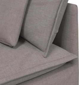 Modulární pohovka s polštáři textil taupe 3321242