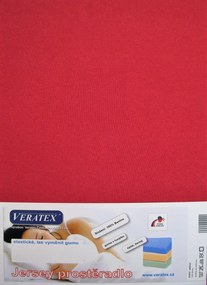 Veratex Jersey prostěradlo postýlka 70x140 cm (č.19-vínová)  Jersey