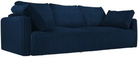 OnaDnes -20% Královsky modrá rozkládací pohovka MICADONI Sheila 257 cm