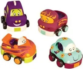 B-Toys Autíčka na setrvačník Wheeee-ls! (BX1480ZBT) / od 12 měsíců