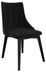 Čalouněná jídelní židle ST97, Barva: černá, Potah: Magic Velvet 2219