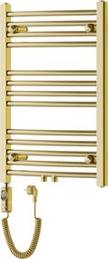 Mexen Ares, elektrické topné těleso 700 x 500 mm, 300 W, zlatá lesklá, W102-0700-500-2300-50