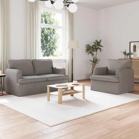 Set pohovek 2 ks Taupe textil 3407520