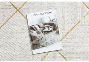 Dywany Luszczow Kusový koberec moderní DUKE 51245 krémová / zlatý Rozměr koberce: 160 x 220 cm