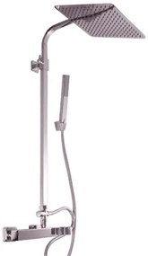 Arttec Vodovodní baterie sprchová LOIRA s hlavovou a ruční sprchou, Barva: chrom, Rozměr: 150 mm LR580.5/6