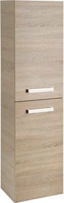 Aqualine Aqualine, VEGA Skříňka vysoká s košem 40x150x31cm, dub platin, VG960