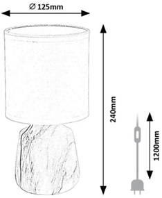 Rabalux NALISA stolní lampa 74067
