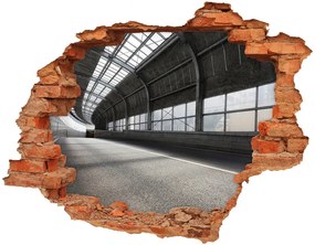 Wallmuralia Fototapeta díra na zeď 3D Cesta v tunelu 90x70 cm