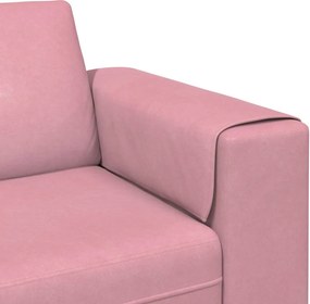 Pohovka do obývacího pokoje Růžová 250 x 77 x 76 cm 3335094