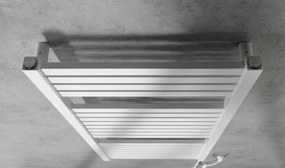 Aqualine Aqualine, TONDI-E elektrické topné těleso, rovné, 450x970 mm, 300 W, bílá, DE450T