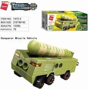 Qman Thunder Expedition Battle Car 1415-5 Raketové vozidlo Conqueror /