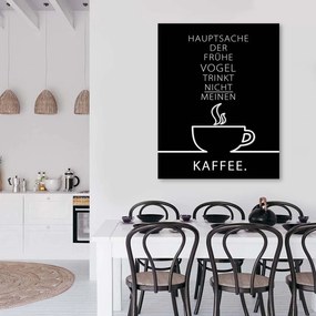 Gario Obraz na plátně Typografie káva Rozměry: 40 x 60 cm
