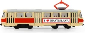 RAPPA 244177 Kovová retro tramvaj 16 cm BRATISLAVA / od 3 let