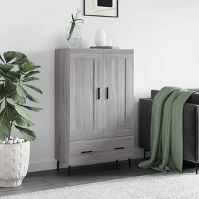 vidaXL Skříň highboard 69,5 x 31 x 115 cm kompozitní dřevo [830344] Barva: šedá sonoma