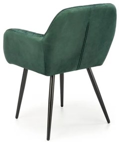 HALMAR K429 židle tmavě zelená