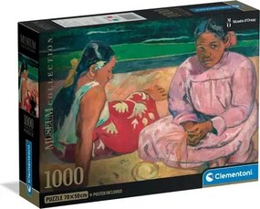 CLEMENTONI Puzzle Museum Collection: Tahitské ženy / 1000 dílků / od 1