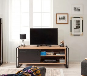 TV stolek Cosmo borovice/černý