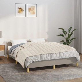 Zátěžová deka světle krémová 122 x 183 cm 5 kg textil 3154811