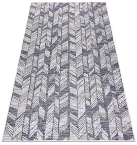 Dywany Luszczow Kusový koberec SISAL SION Rybí kost 22180 ecru / modrý / růžový Rozměr koberce: 140 x 190 cm